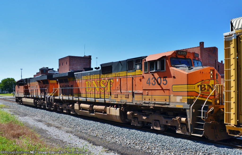 BNSF 4305 is 2nd in command.
